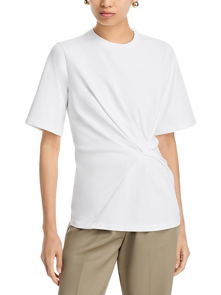 RÓHE Rohe Twisted Asymmetrical Draped T-Shirt
